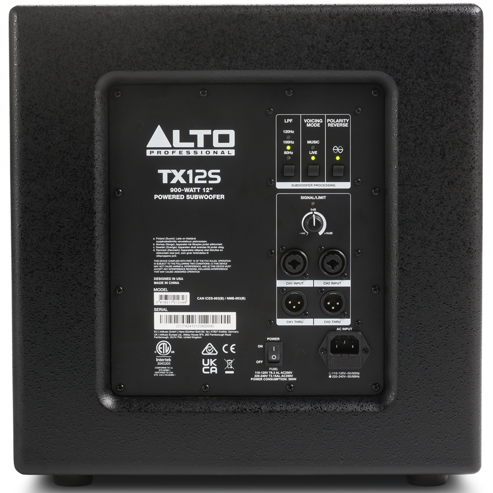 Alto TX12S - The Disc DJ Store